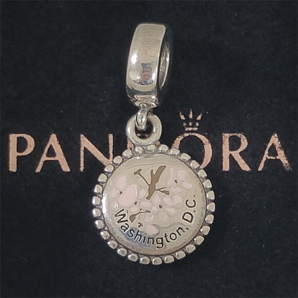 Pandora | Jewelry | Pandora Washington Dc Cherry Blossom Dangle Charm ...